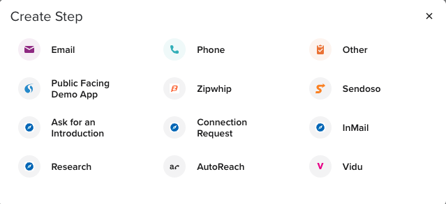 Custom Step Integration | Salesloft API